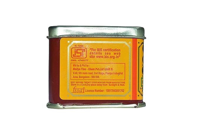 BUSH Synthetic Orange Red Food Colour Powder ( IH7802 , 100gms Tin ...