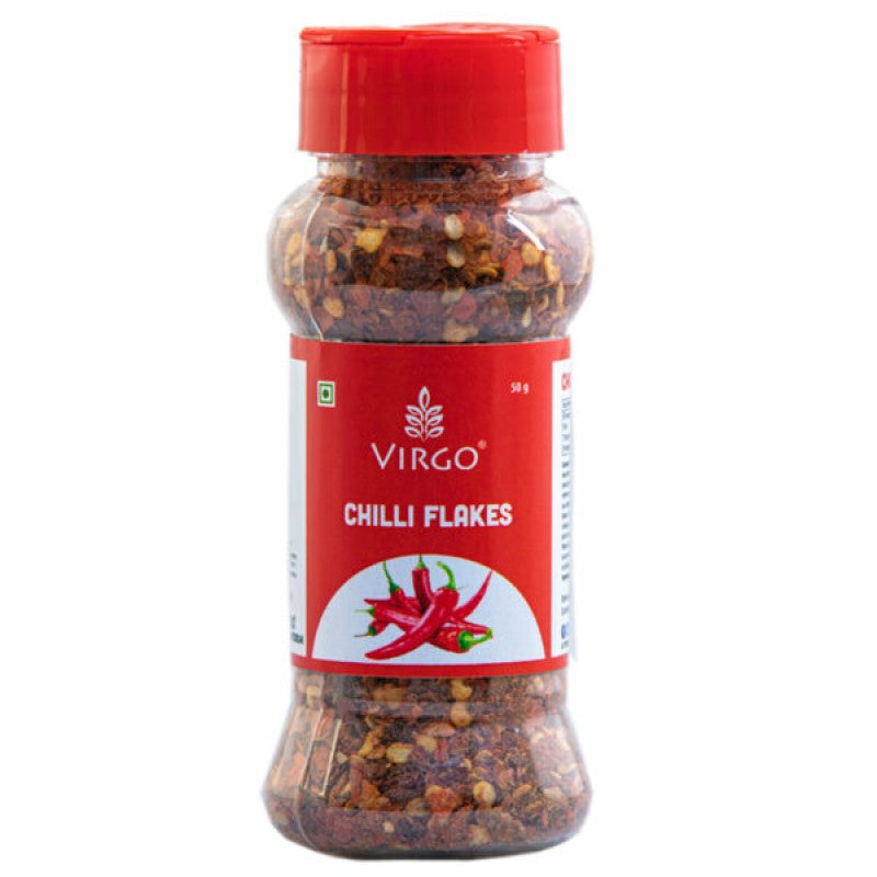 Virgo Chilli Flakes 50 Gms – Shreenath Foods