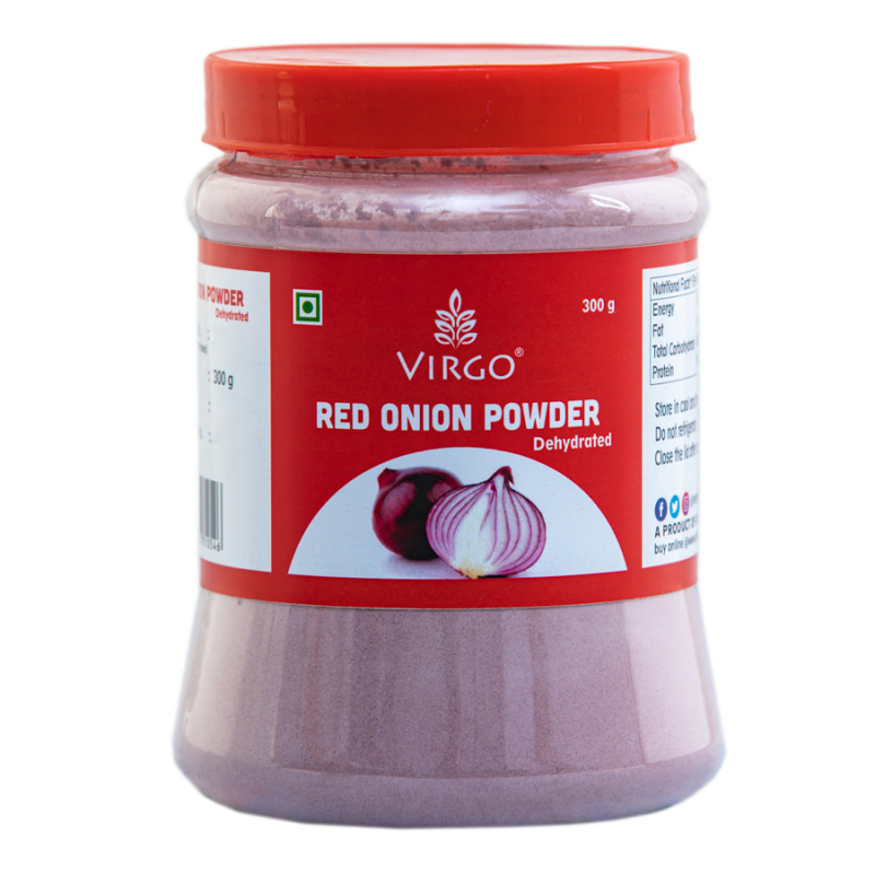 Virgo Red Onion Powder Dehydrated 300 Gms – Shreenath Foods