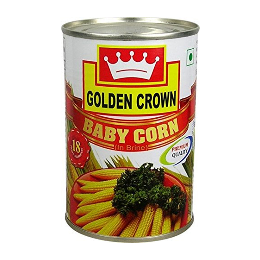 Golden Crown Baby Corn Premium 425gm – Shreenath Foods