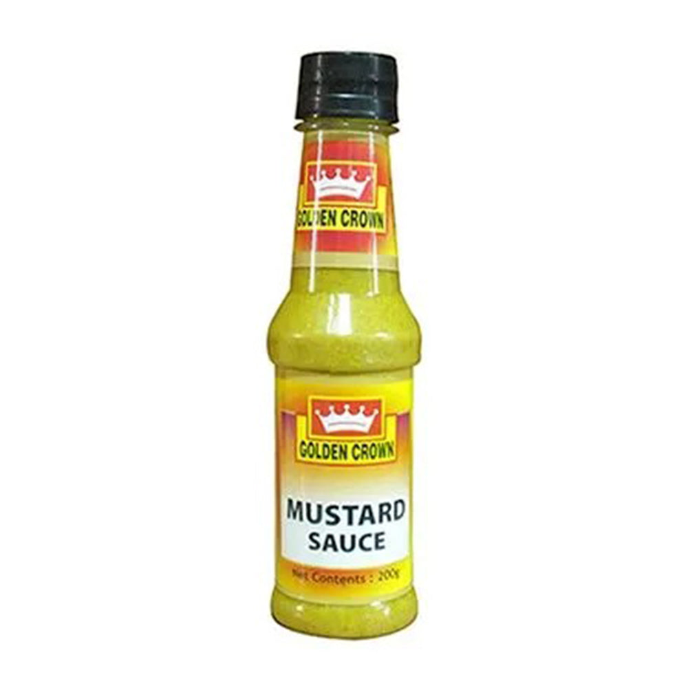 Golden Crown Mustard Sauce 200 g Bottle – Shreenath Foods