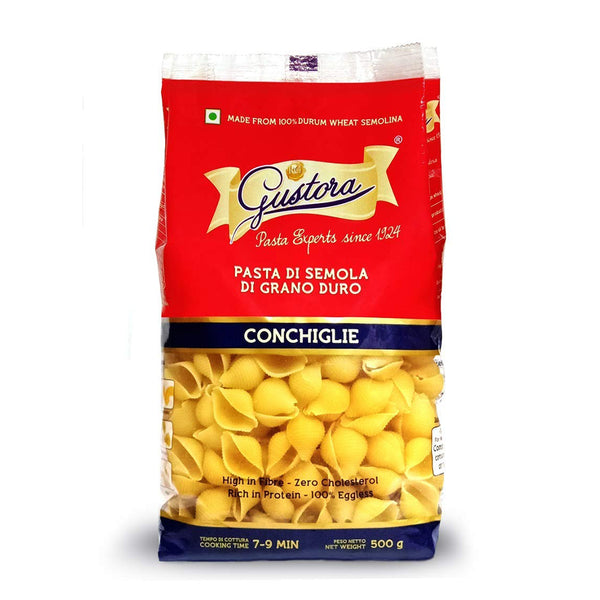 Gustora.Pasta Conchiglie 500gms – Shreenath Foods
